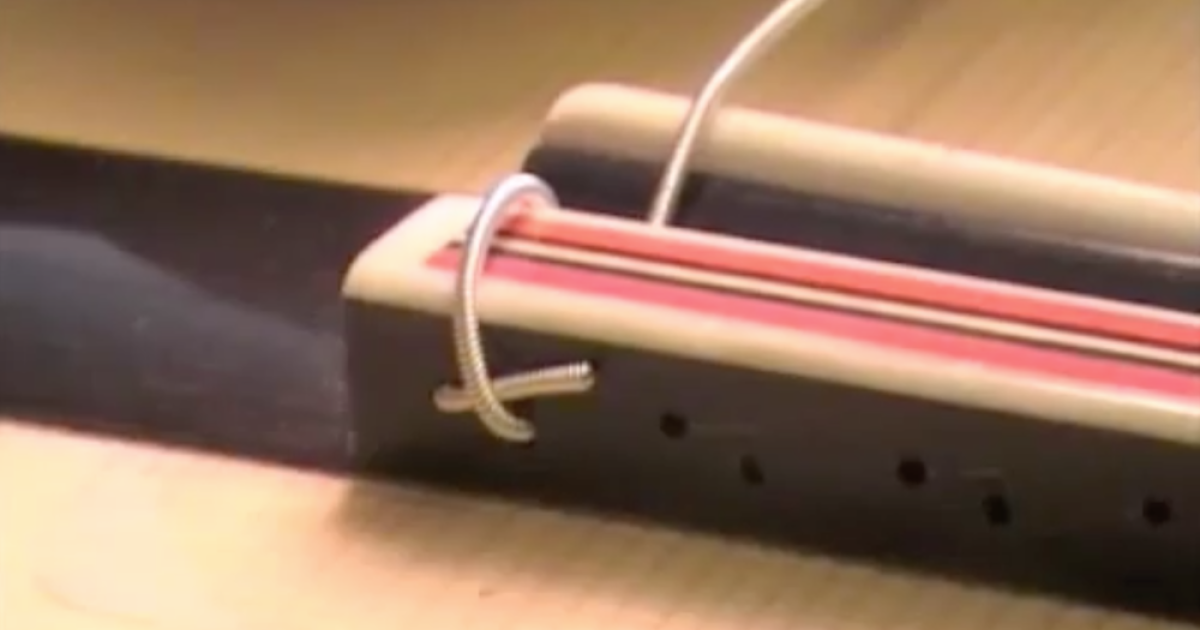 Changing Strings On A 12-Hole Bridge