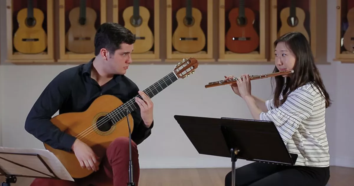 Brig Urias & Stephanie Yoon play Jon Roth's Avidity (2016 Druzhinin)