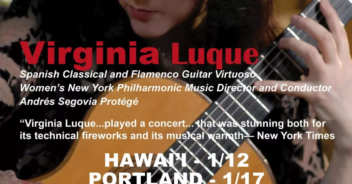 U.S. Classic Guitar opens new season with Virginia Luque concert & GSI ...