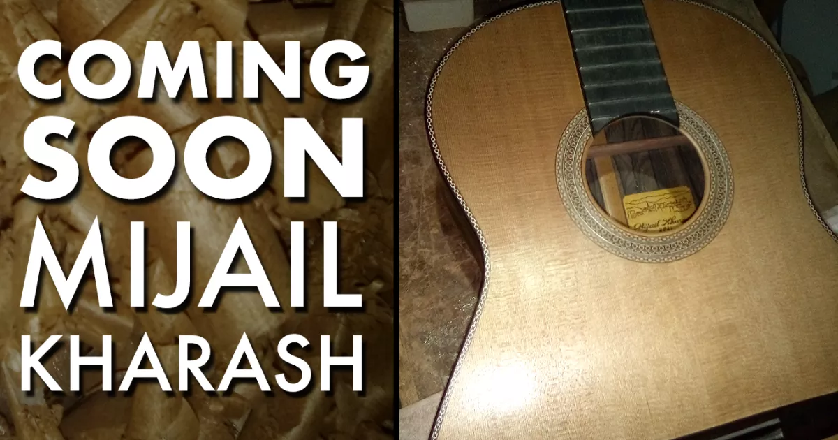 Mijail Kharash Builds a New Guitar for GSI. See the Sneak Peek Photos!