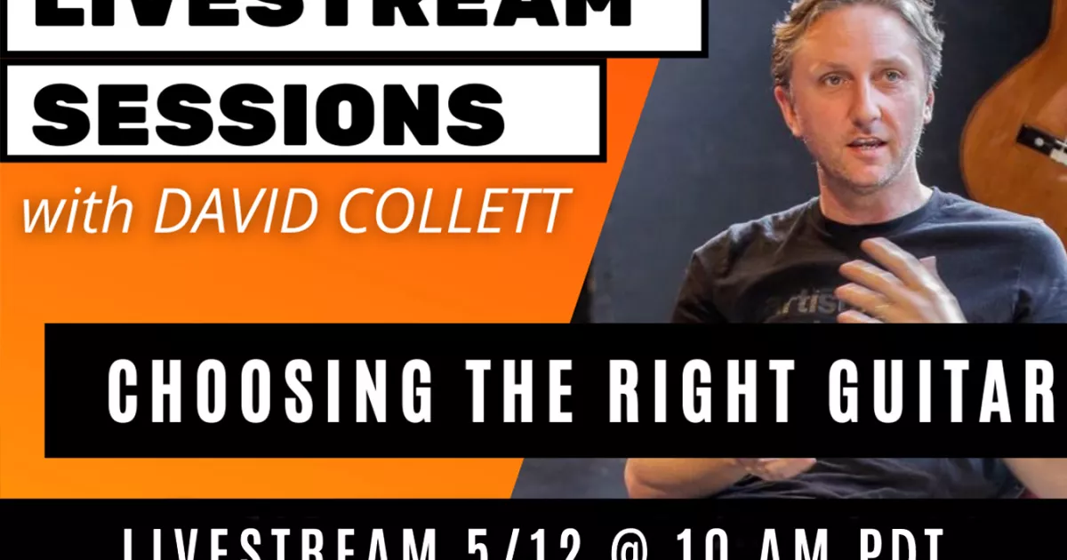 Elite Guitarist: Livestream with GSI President, David Collett