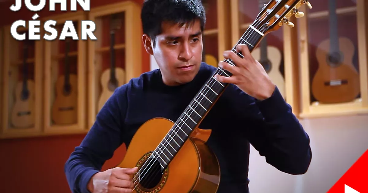 John César Of For The Classical Guitarist Records His First Videos At GSI!
