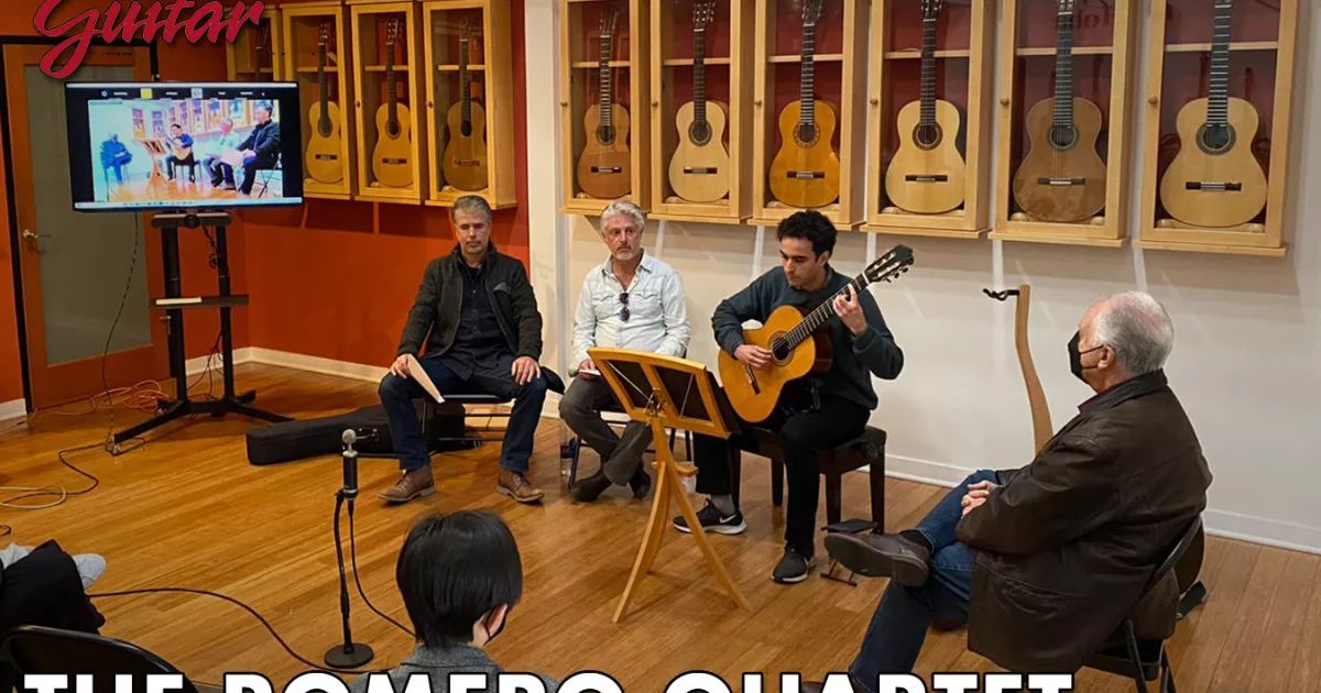The Romero Guitar Quartet Gives a Masterclass at GSI