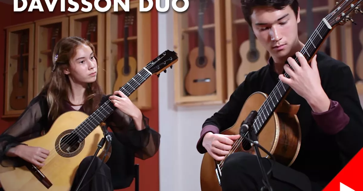 Jack and Elle Davisson Record Music Mussorgsky, Bach, Rodrigo, Assad, And A Duet By Ben Verdery!