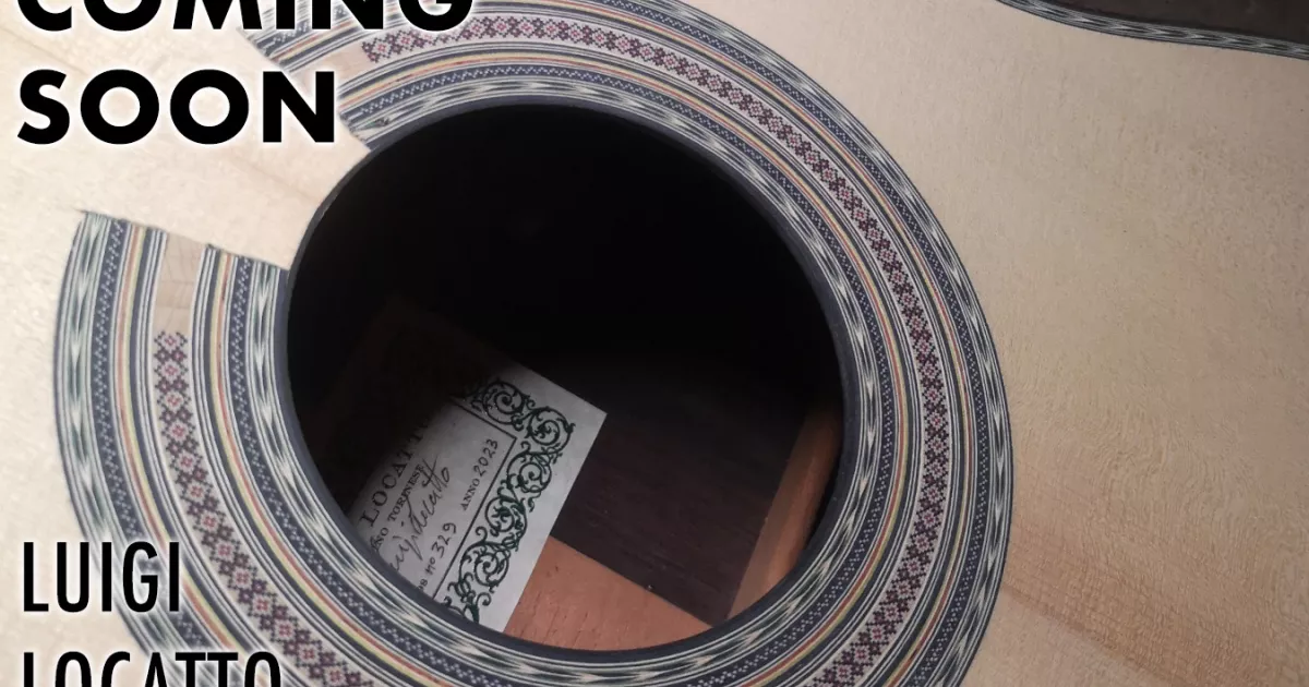 Italian Luthier, Luigi Locatto, Makes Another Gorgeous Guitar for GSI