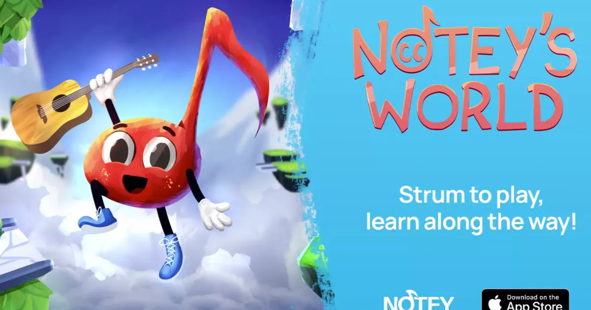 Enter "Notey's World" - A New Music Education Mobile App Is Finally Available For Downloads!