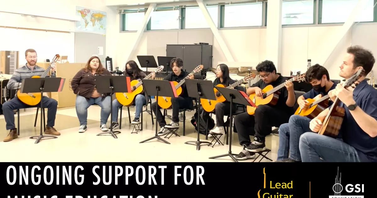 The GSI Foundation’s Ongoing Support For Lead Guitar Programs