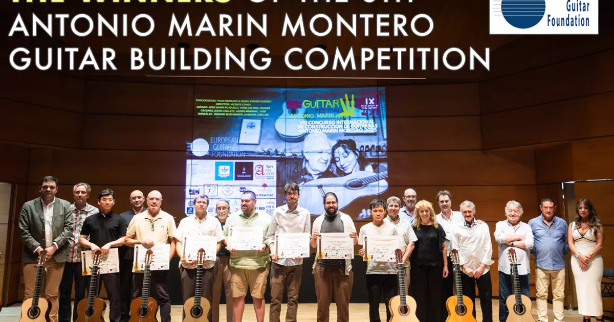The VIII Antonio Marin Montero Guitar Building Competition in Granada
