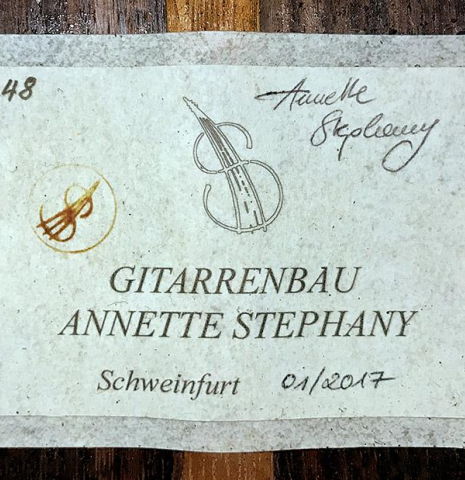 2017 Annette Stephany SP/IN Guitar | GSI