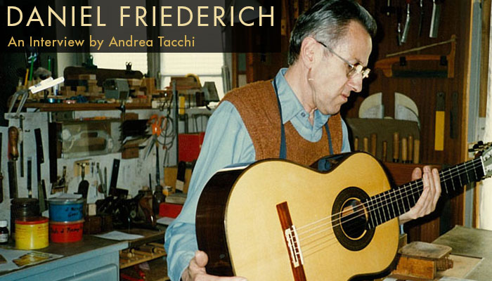 Andrea Tacchi Interviews Daniel Friederich