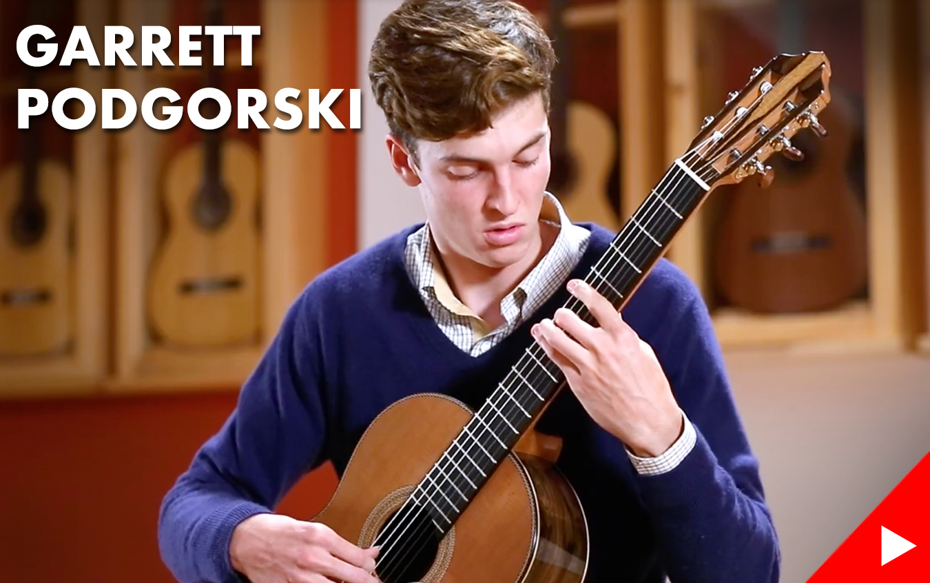 Garrett Podgorski Records Music by Francisco Tárrega and J.S. Bach.