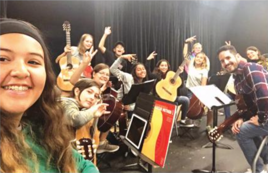 Benton Middle School students perform to thank the GSI Foundation