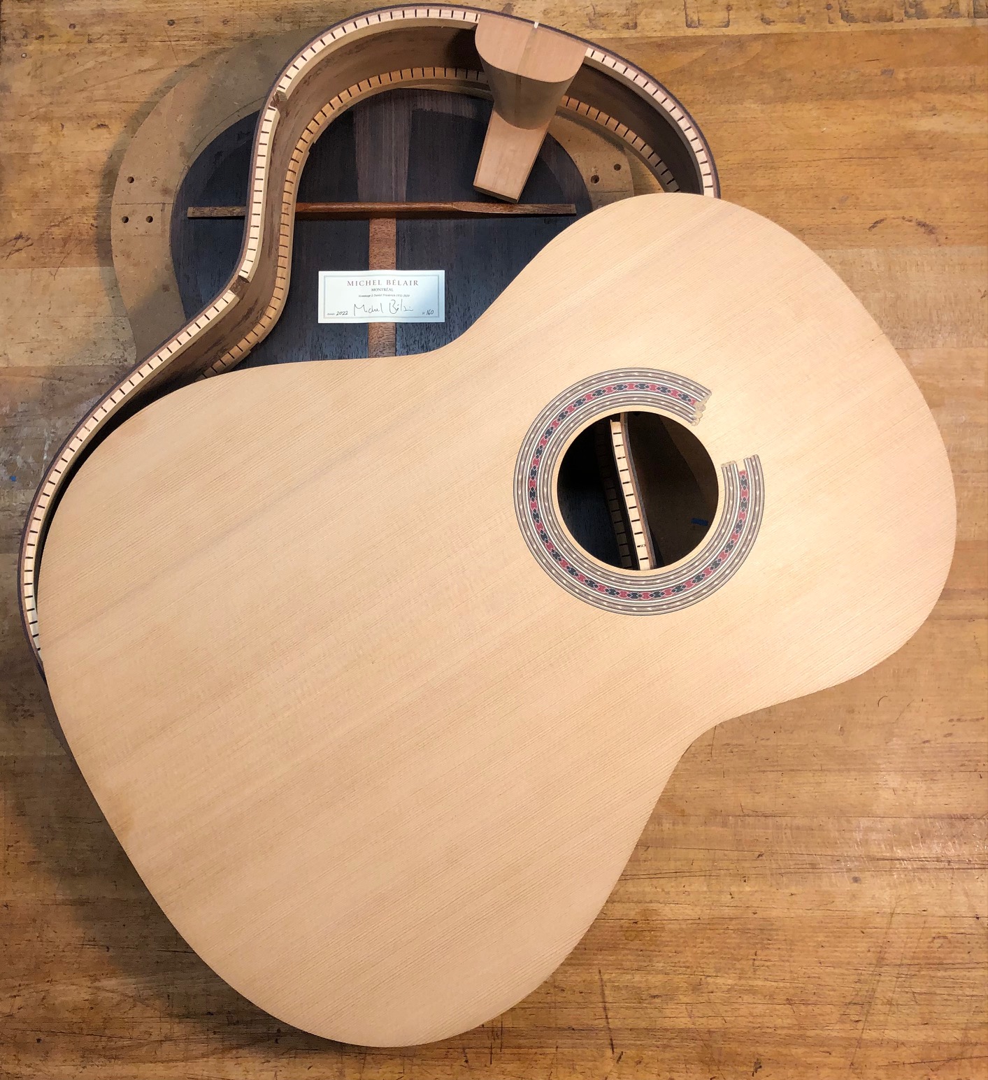 Canadian Luthier, Michel Belair, Builds Another "Hommage a Daniel ...