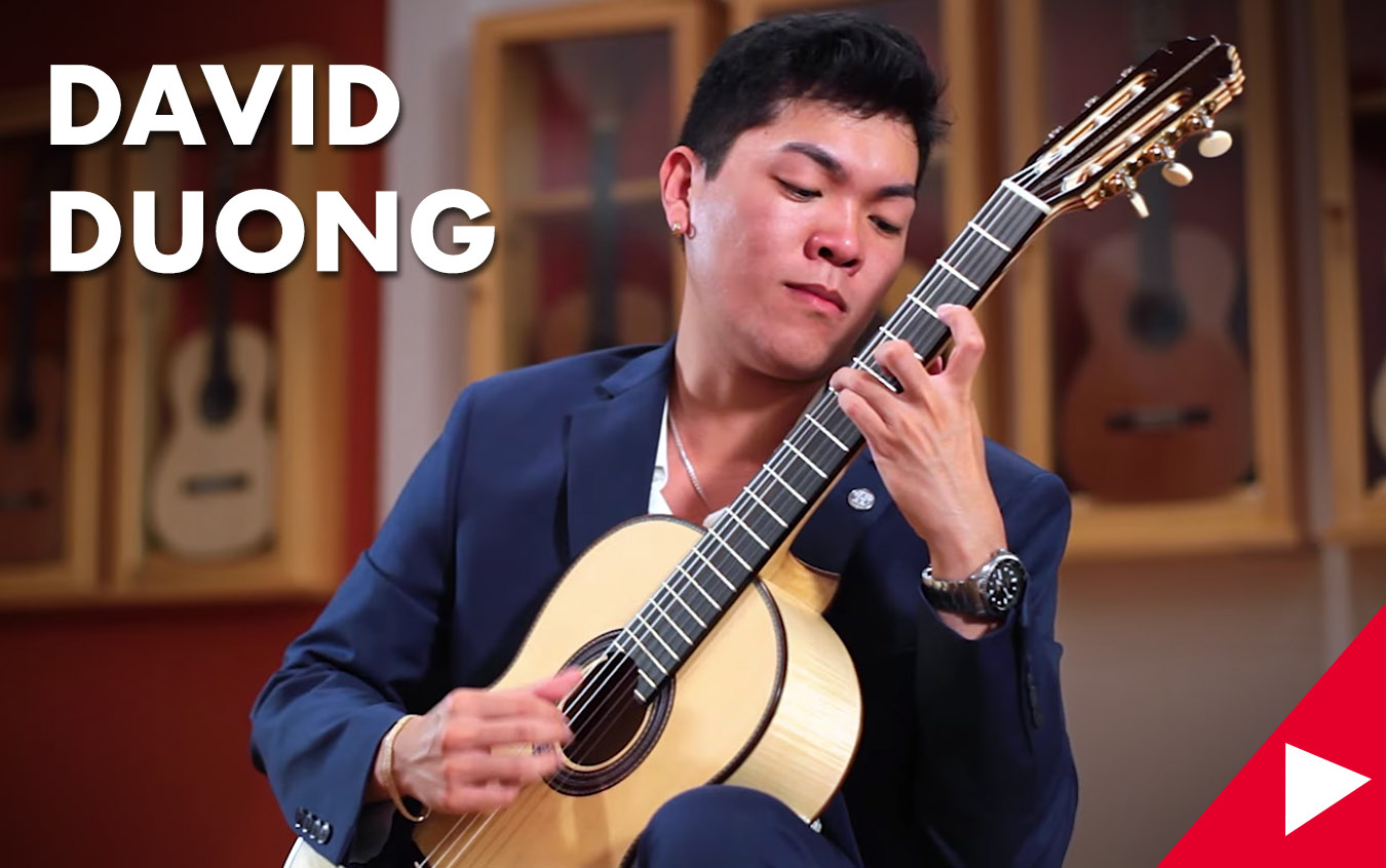 Classical Guitar Student From Florida, David Duong, Records Five Videos at GSI.