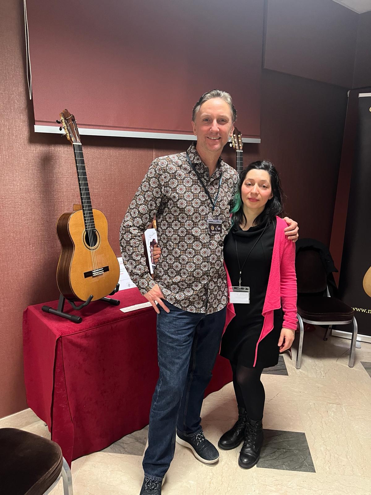 GSI President, David Collett, Visits 2024 Roma Expo Guitars!