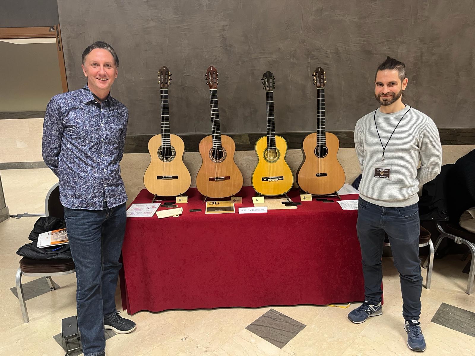 GSI President, David Collett, Visits 2024 Roma Expo Guitars!