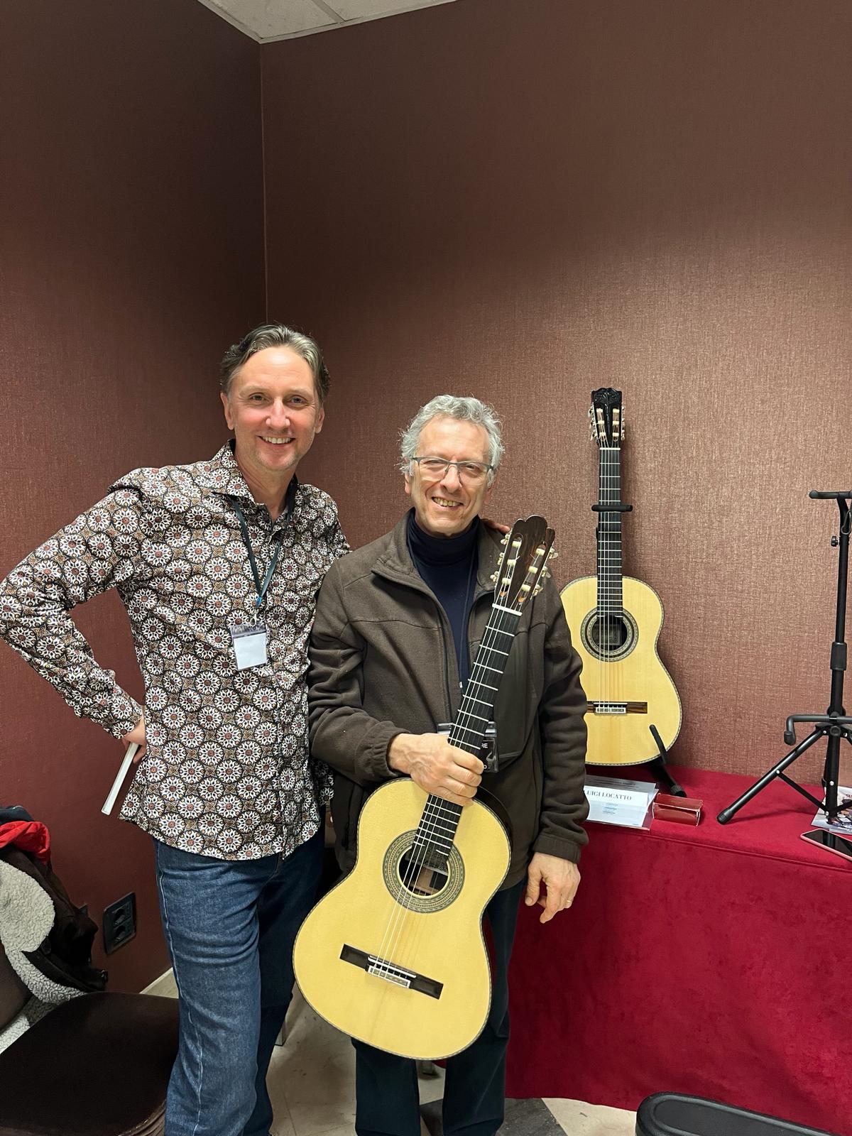 GSI President, David Collett, Visits 2024 Roma Expo Guitars!