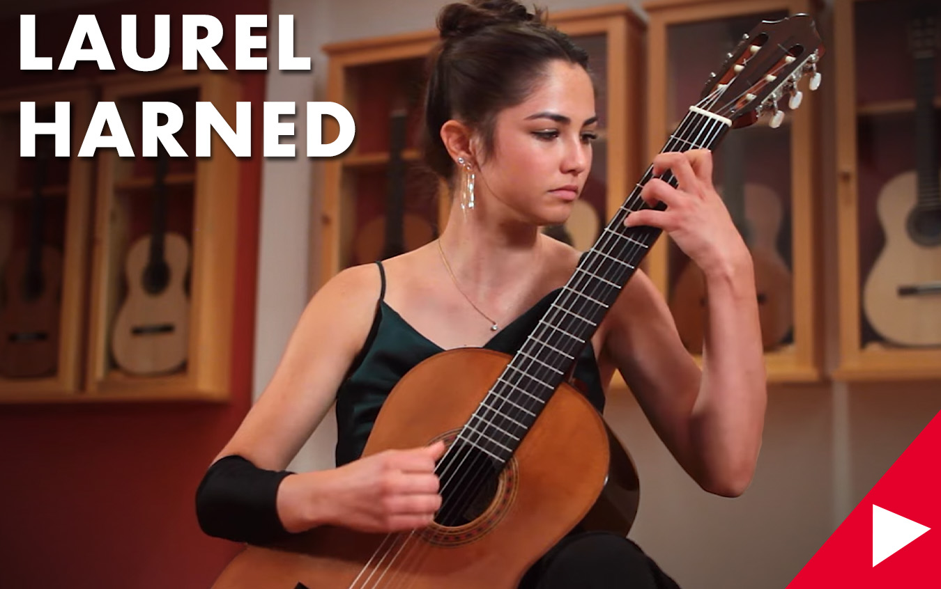 Laurel Harned records music by Johann Sebastian Bach and Vicente Asencio