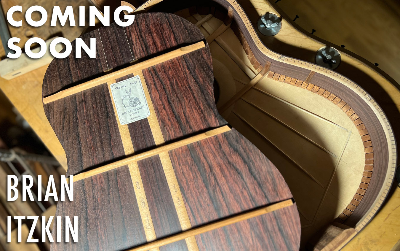 New York-based Luthier, Brian Itzkin, Builds His First Guitar for GSI!