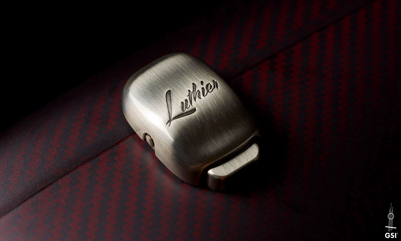 “Luthier Series Carbon Case” by Leona Cases - Matte Bordeaux