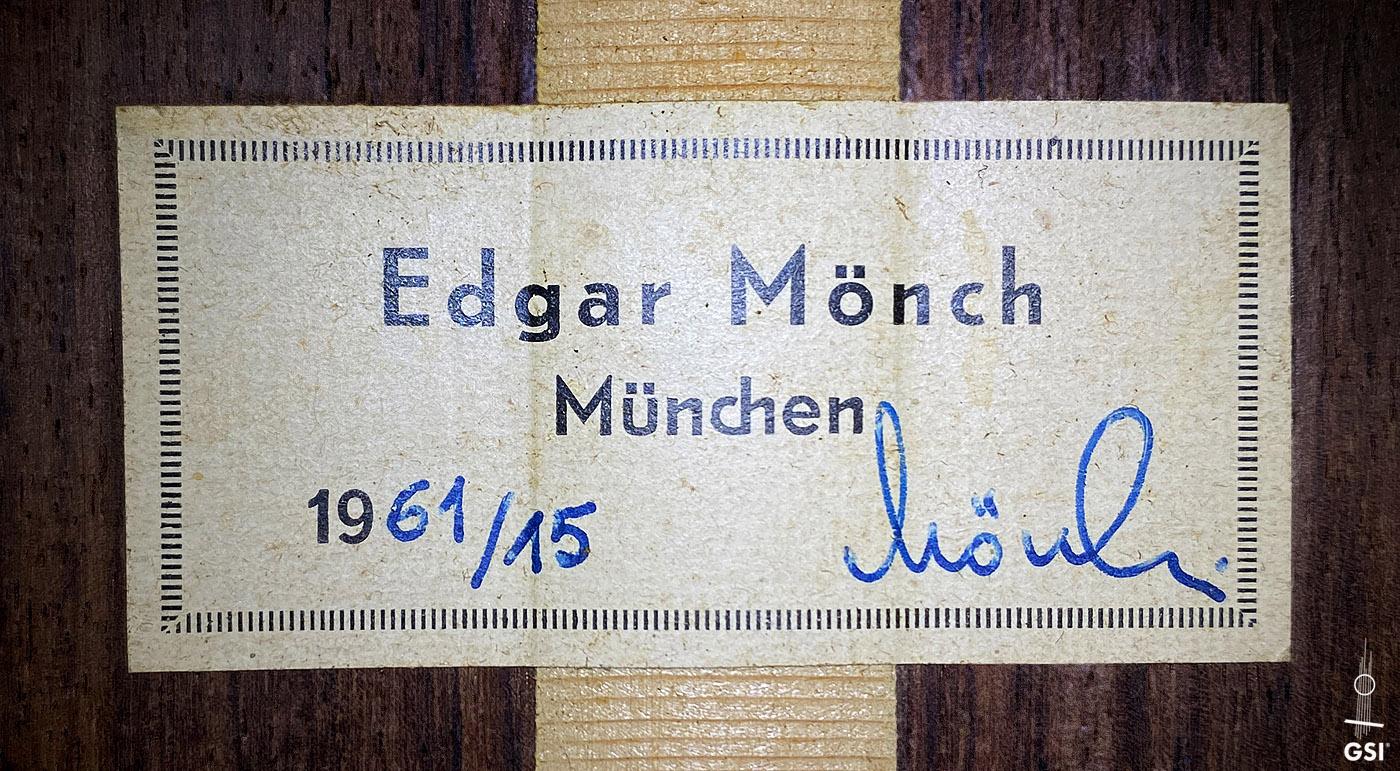 1961 Edgar Monch SP/IN Guitar | GSI