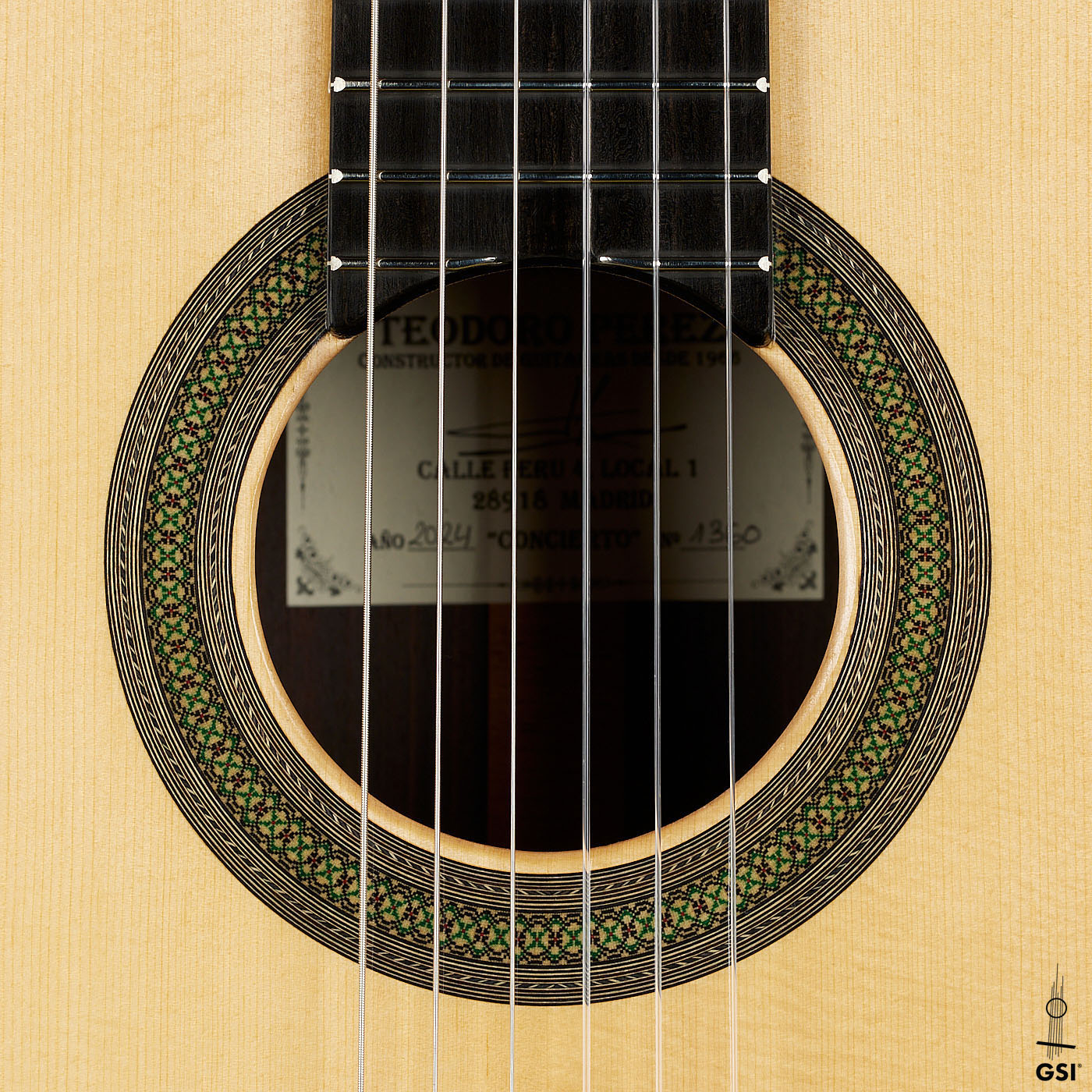 2024 Teodoro Perez "Concierto" SP/IN Guitar | GSI