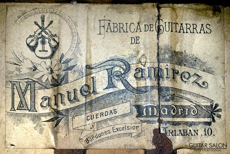 1900's Manuel Ramirez SP/CY Guitar | GSI