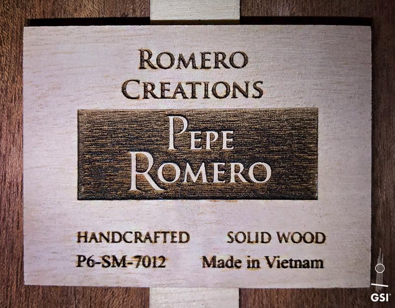 Romero Creations - Pepe Sr. Signature "Parlor" SP/MH Guitar | GSI