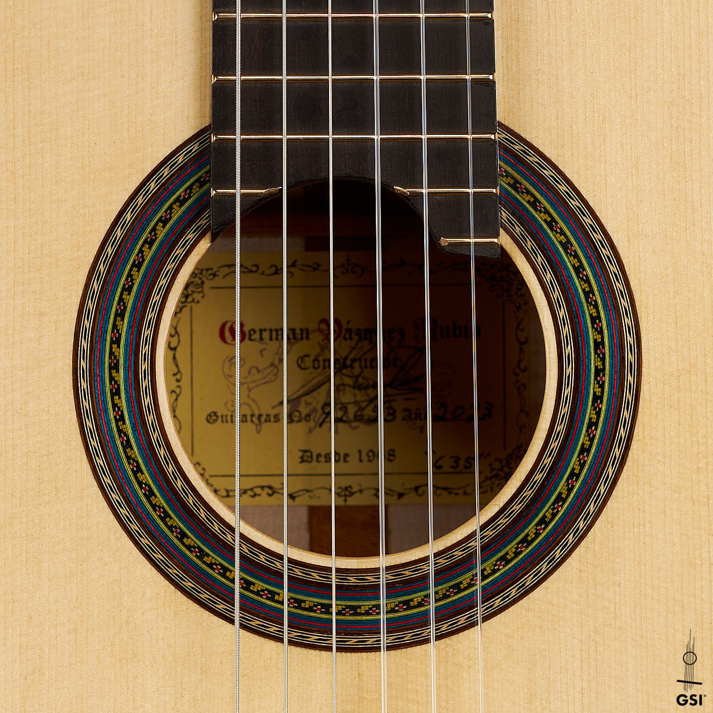 2023 German Vazquez Rubio "Concert 635" SP/MP Guitar | GSI