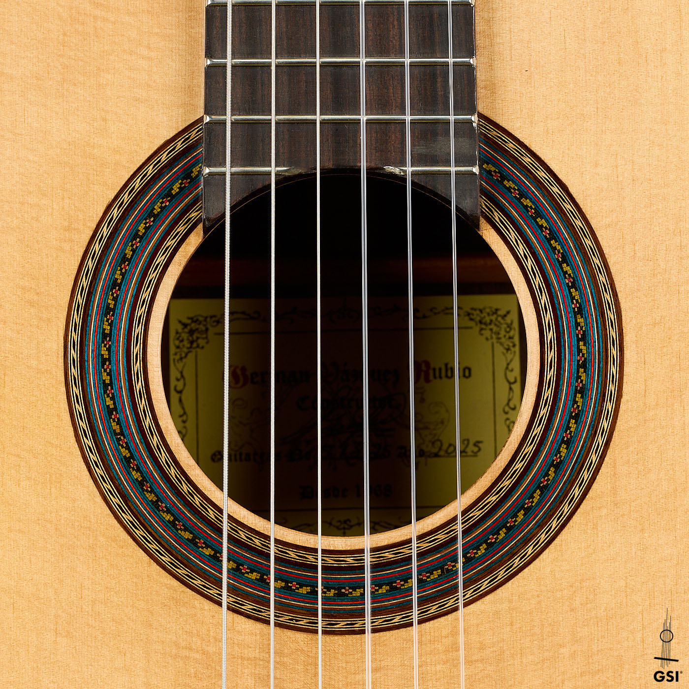 2025 German Vazquez Rubio "Solista 640" SP/IN Guitar | GSI