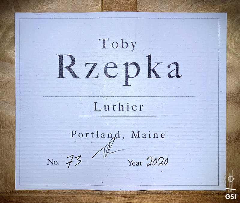 2020 Toby Rzepka SP/MP Guitar | GSI