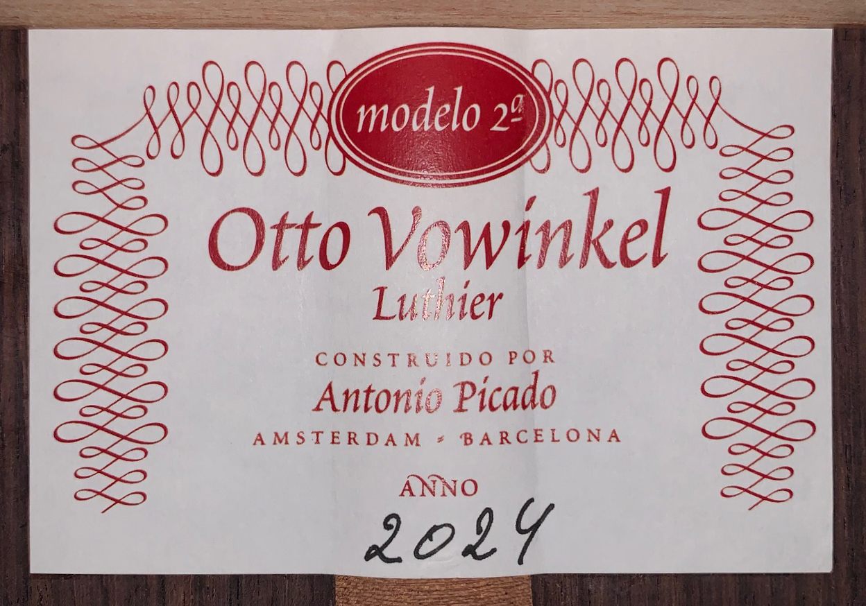 2024 Otto Vowinkel "2a" CD/IN Guitar | GSI