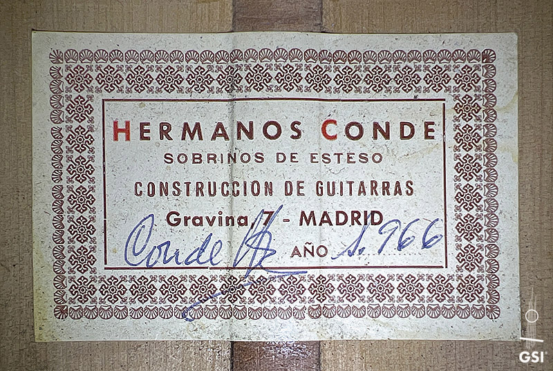 1966 Conde Hermanos (Sobrinos de Esteso) SP/CY (ex Alberto Velez ...