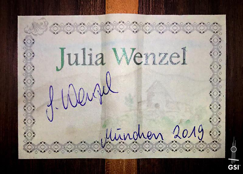 2019 Julia Wenzel SP/IN