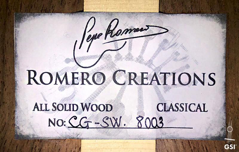 Romero Creations - Pepe Sr. Signature "Classical" SP/WN