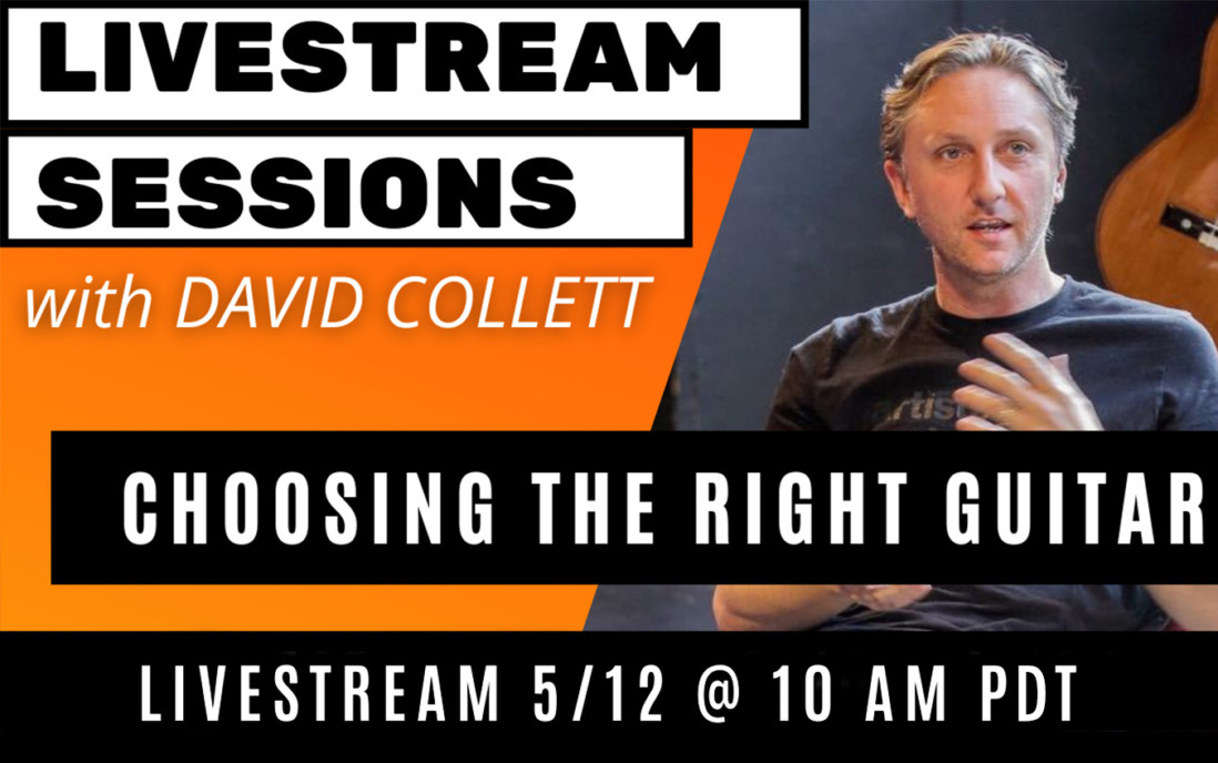 Elite Guitarist: Livestream with GSI President, David Collett